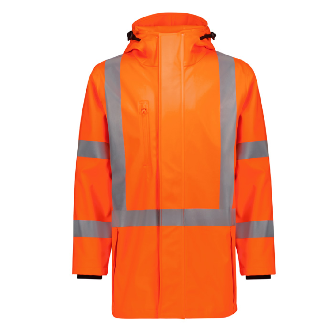 Hi Vis X Back Heavy Duty Waterproof Jacket – Lenco
